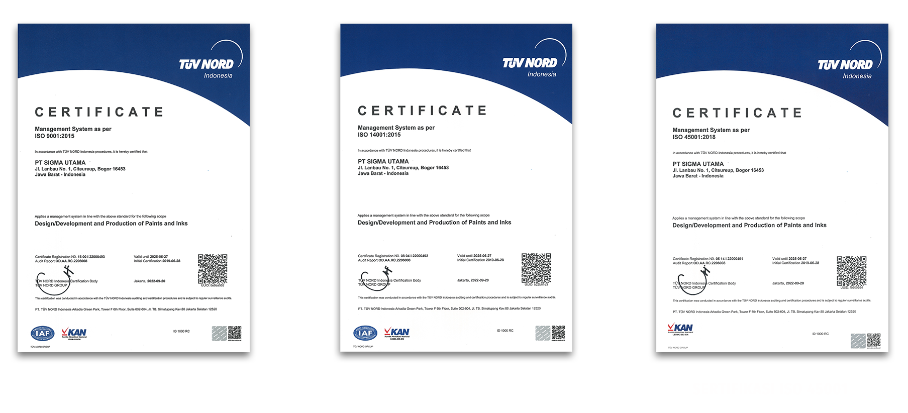 Struktur Organisasi – PT. Sigma Utama